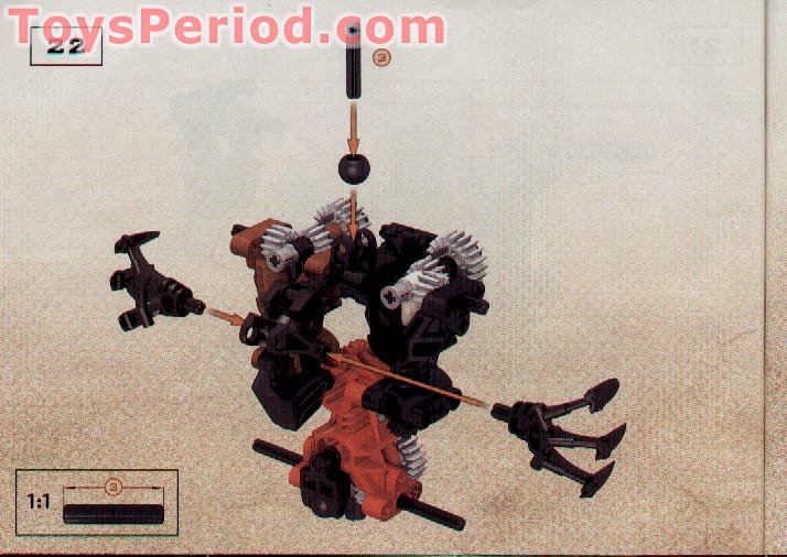 LEGO 8531-1 Pohatu Instructions and Parts List