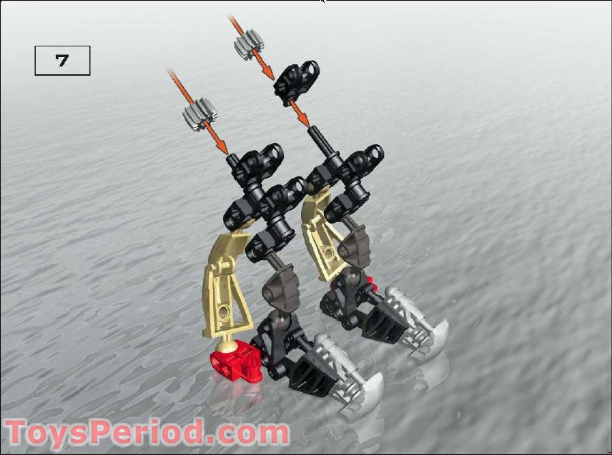 LEGO 8572 Tahu Nuva Instructions and Parts List