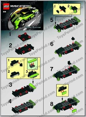 LEGO 8133 Rally Rider Instructions and Parts List