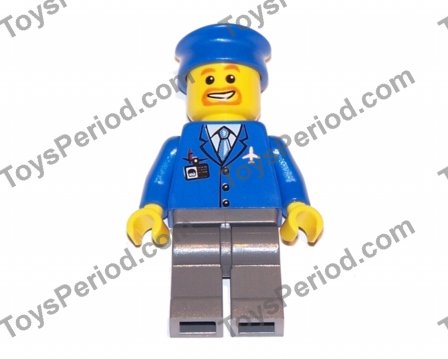 LEGO 7907-8 Advent Calendar 2007, City (Day7) Airline Worker and Radio ...