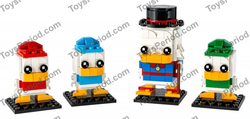 LEGO 40477 Scrooge McDuck, Huey, Dewey & Louie Set Parts List