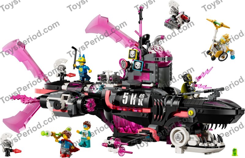 LEGO 71500 Nightmare Shark Submarine Set Parts List