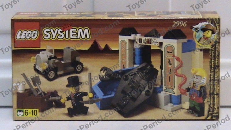 LEGO 2996 Adventurers Tomb Instructions and Parts List