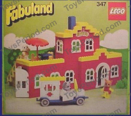 LEGO 347-3 Hospital - Lucy Lamb and Charlie Cat Visit Doctor Dog ...