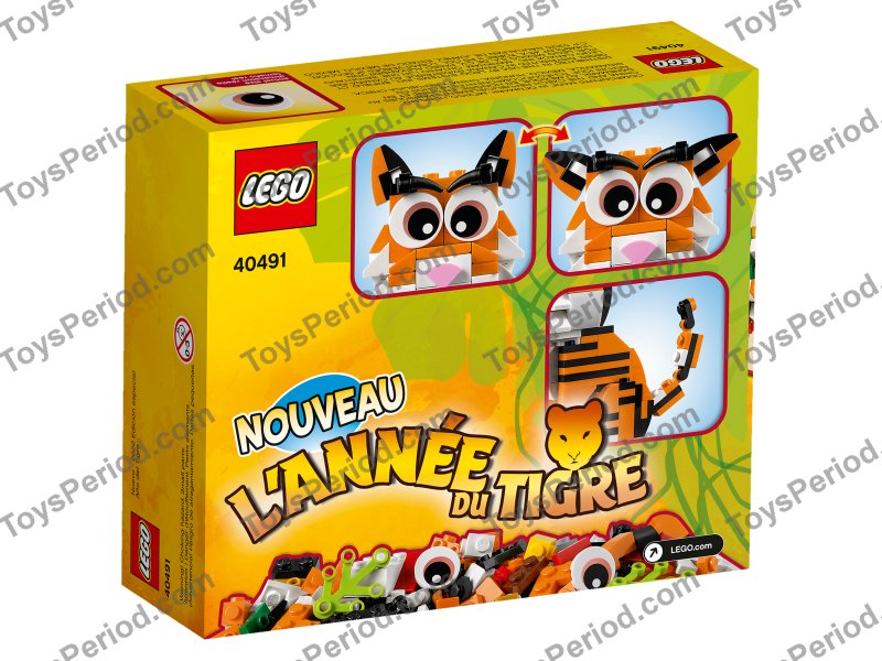 LEGO 40491 Year of the Tiger Set Parts List