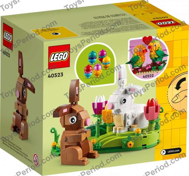 LEGO 40523 Easter Rabbits Display Set Parts List