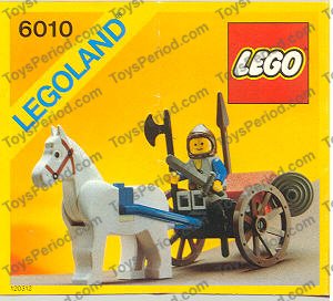 Castle Theme Sets - LEGO 6010 Supply Wagon - Classic Castle 100% Complete