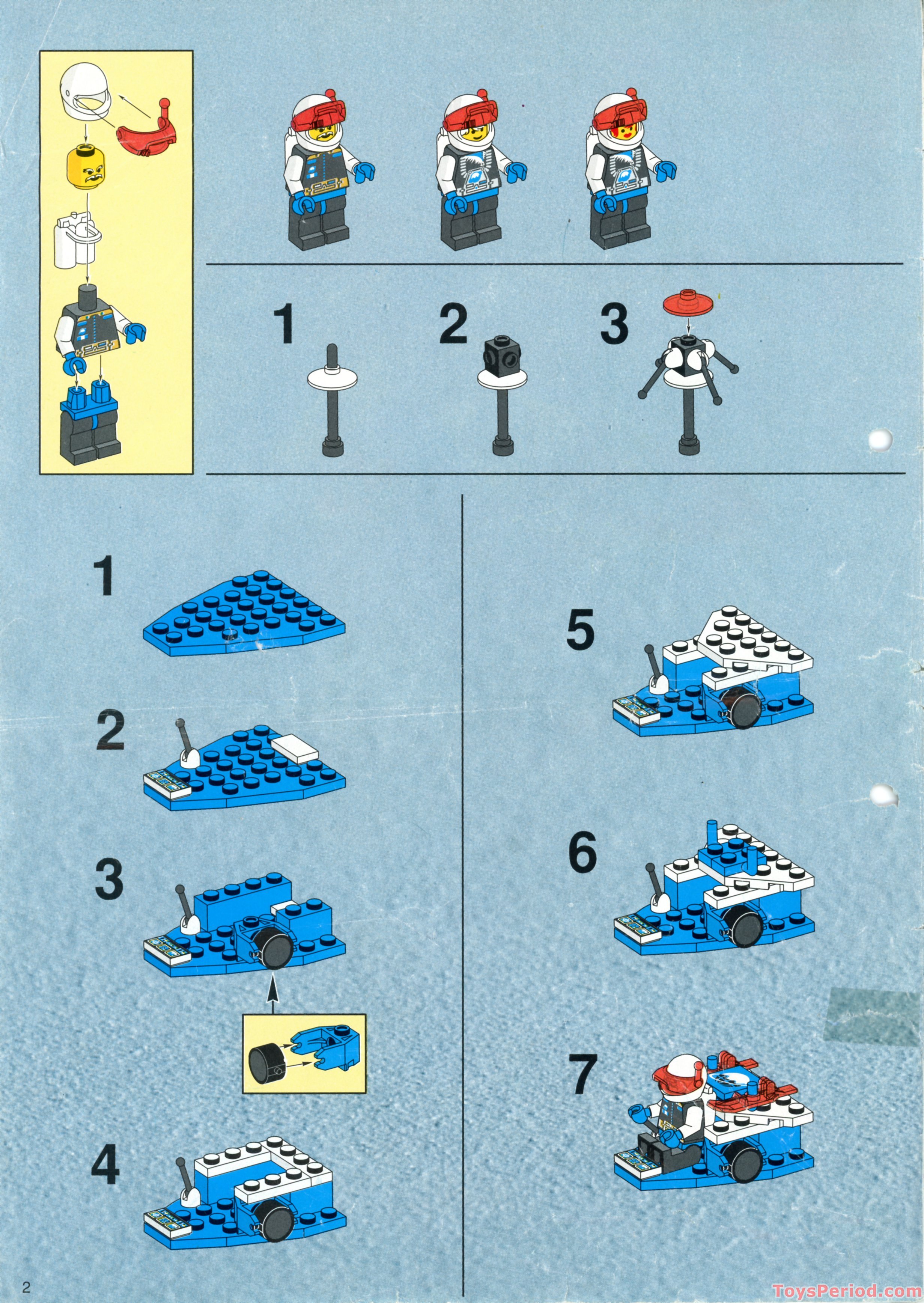 LEGO 6973 Deep Freeze Defender Instructions and Parts List