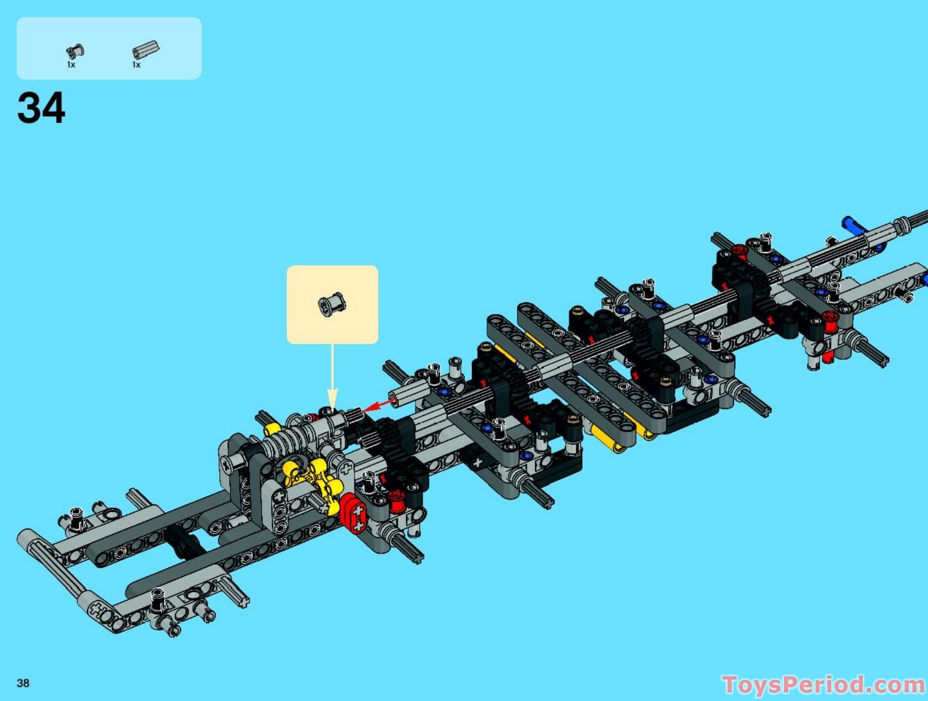 LEGO 8053 Mobile Crane Instructions and Parts List