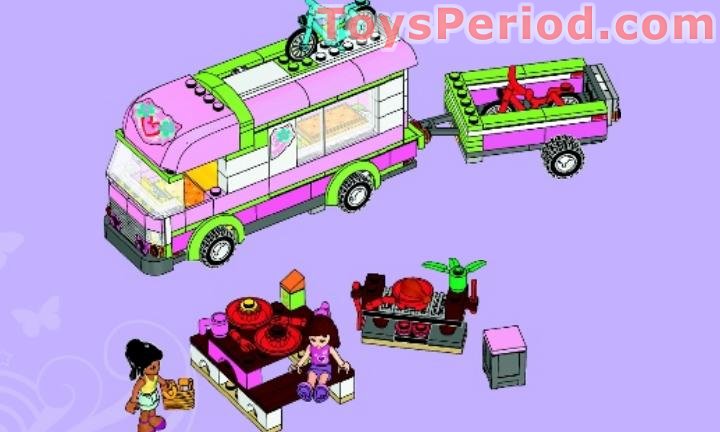 LEGO 3184 Adventure Camper Instructions and Parts List