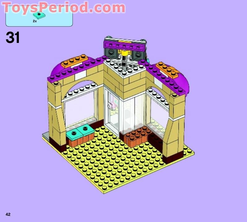 LEGO 41006 Downtown Bakery Instructions and Parts List