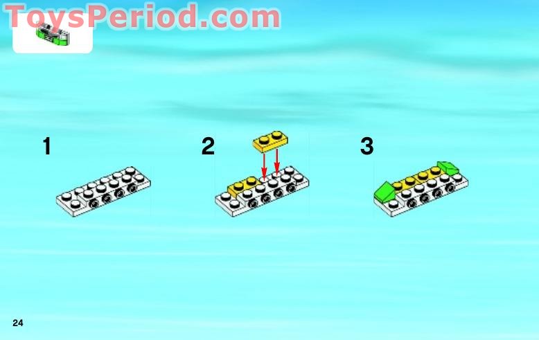 LEGO 4432 Garbage Truck Instructions and Parts List