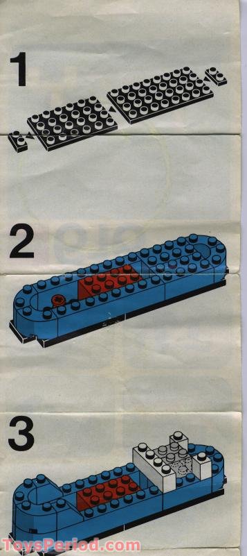 LEGO 616 Cargo Ship Instructions and Parts List