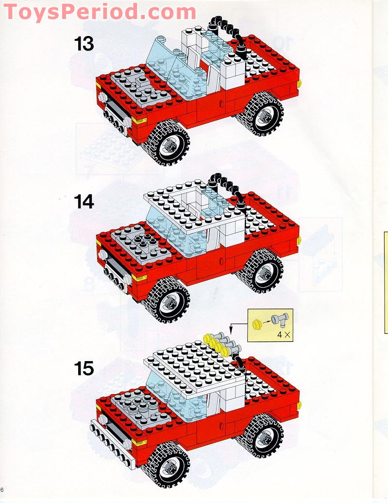 LEGO 715 Basic Building Set 7 Plus Instructions and Parts List
