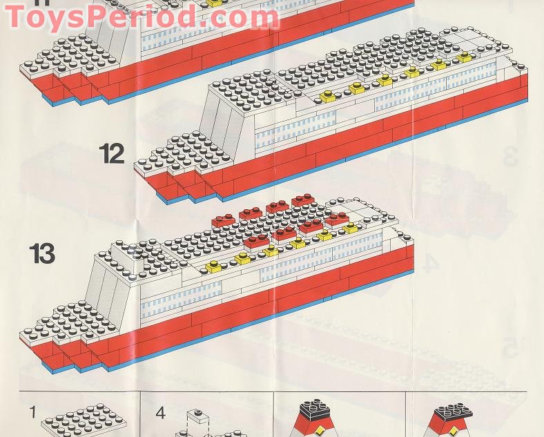 LEGO 1656-2 Viking Line Promotional Set - Cruise Ship Instructions and ...