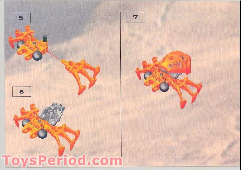 LEGO 10023 Bionicle Master Builder Set Instructions and Parts List