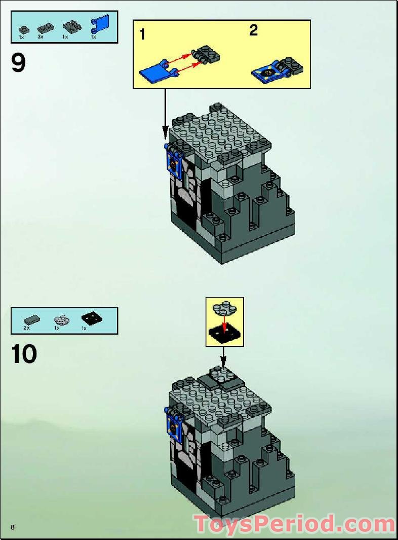 LEGO 10176 Royal King's Castle Instructions and Parts List