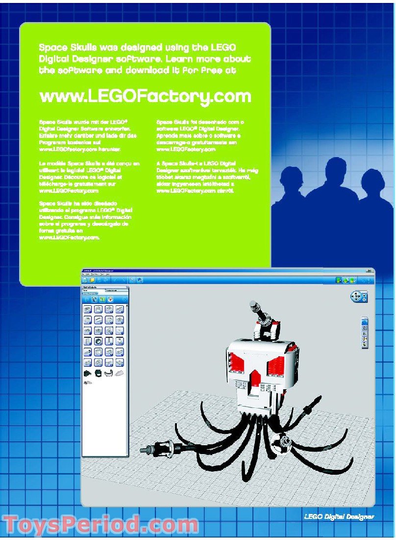 LEGO 10192 Space Skulls Instructions and Parts List