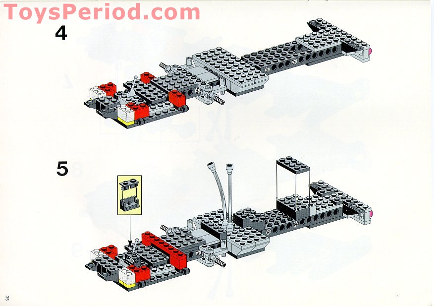 LEGO 5590 Whirl and Wheel Super Truck Instructions and Parts List