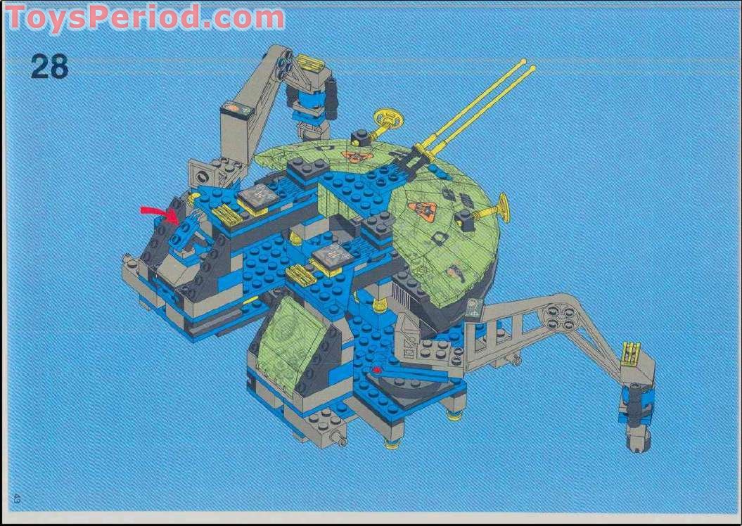 LEGO 6977 Arachnoid Star Base Instructions and Parts List