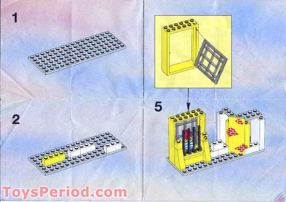 LEGO 6259 Broadside's Brig Instructions and Parts List
