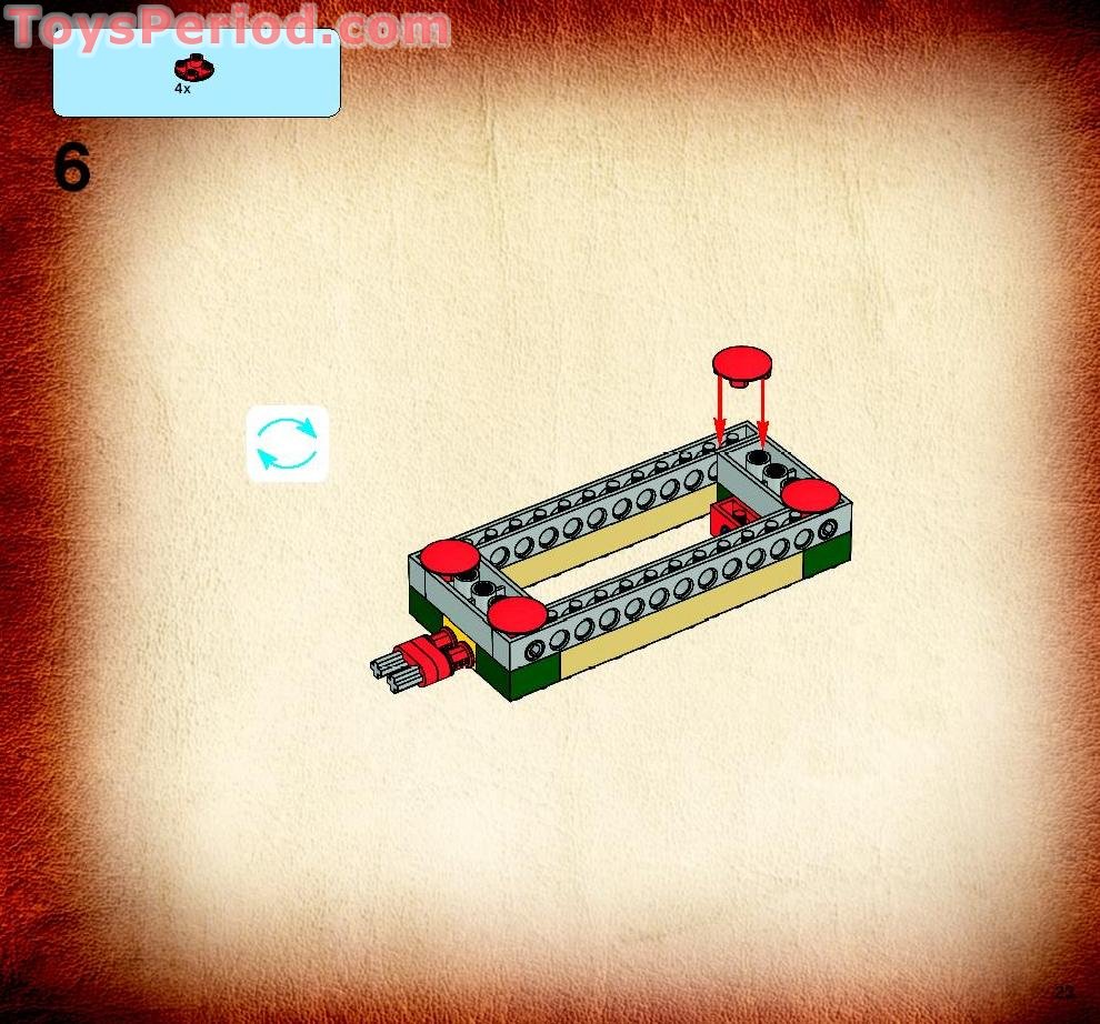 LEGO 7626 Jungle Cutter Instructions and Parts List