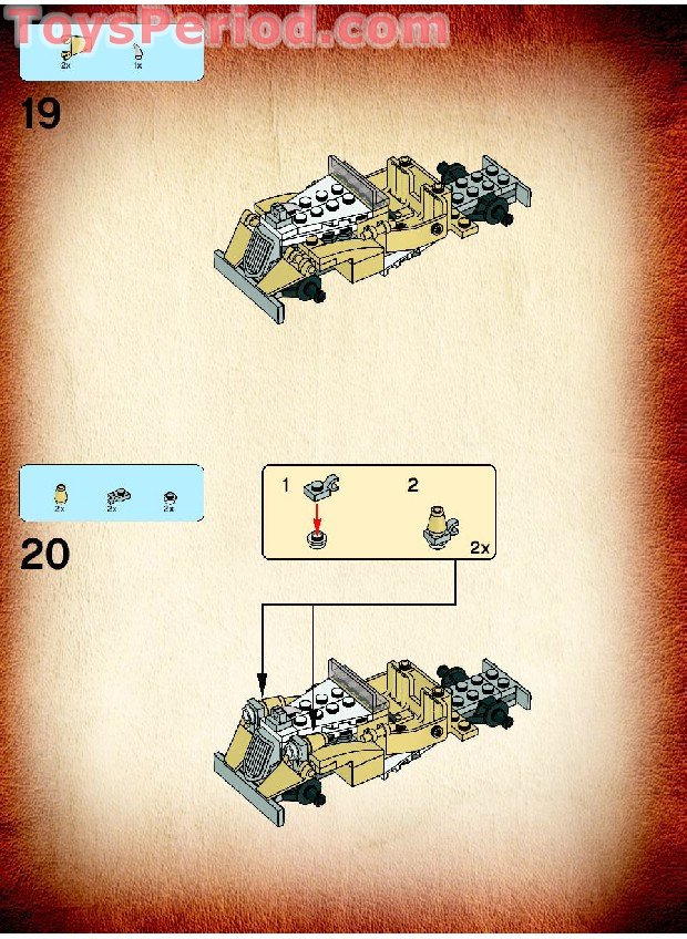 LEGO 7682 Shanghai Chase Instructions and Parts List