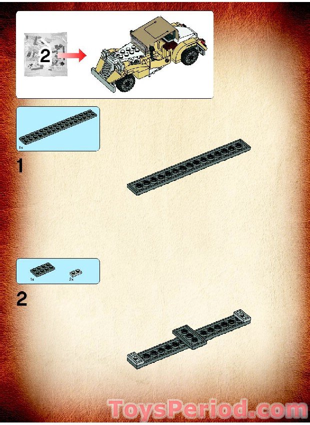 LEGO 7682 Shanghai Chase Instructions and Parts List