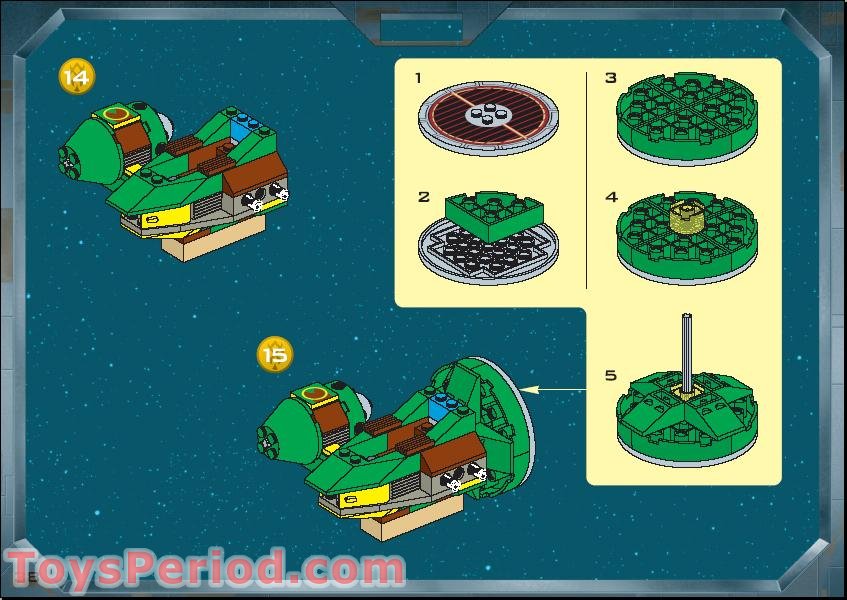 LEGO 7186 Watto's Junkyard Instructions and Parts List