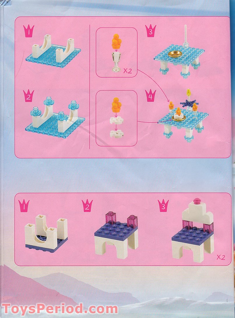 LEGO 7577 Winter Wonder Palace Instructions and Parts List