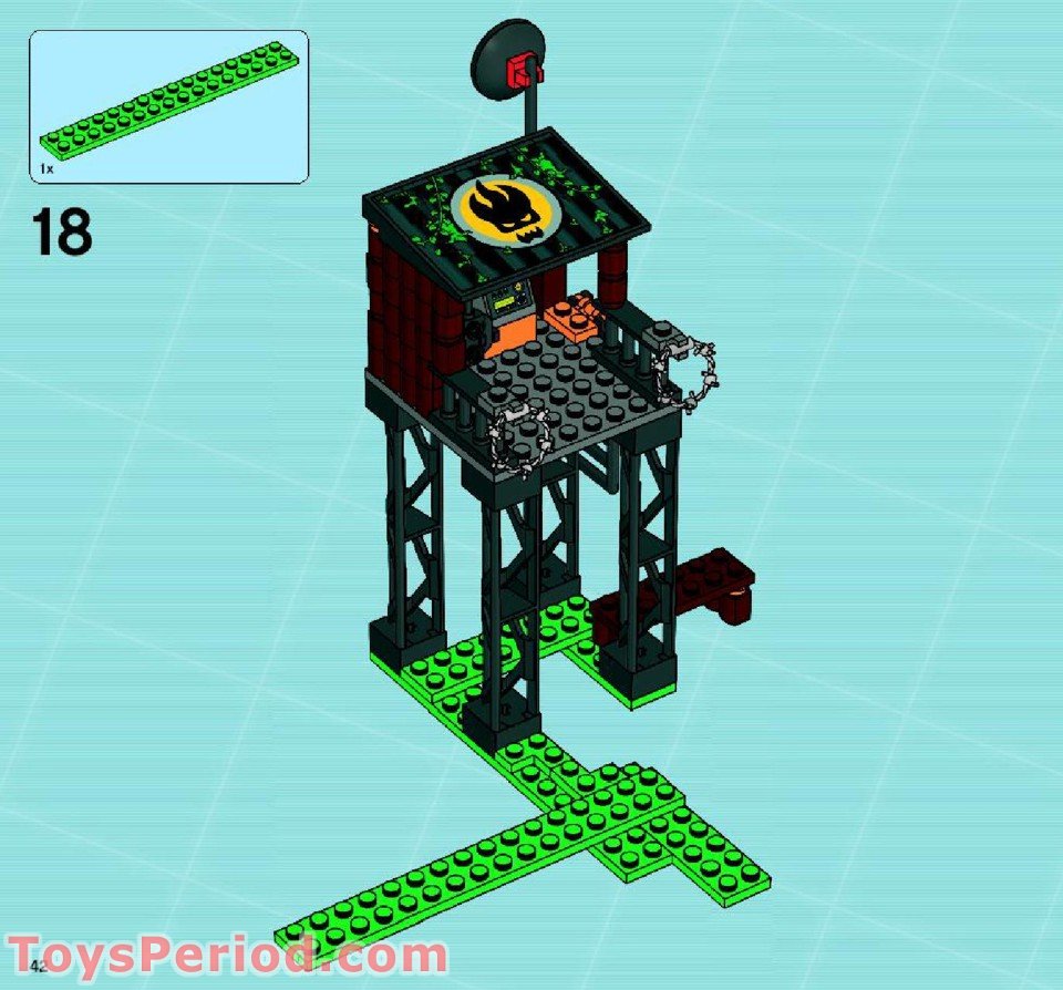 LEGO 8632 Mission 2: Swamp Raid Instructions and Parts List