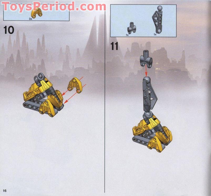 LEGO 8755 Keetongu Instructions and Parts List