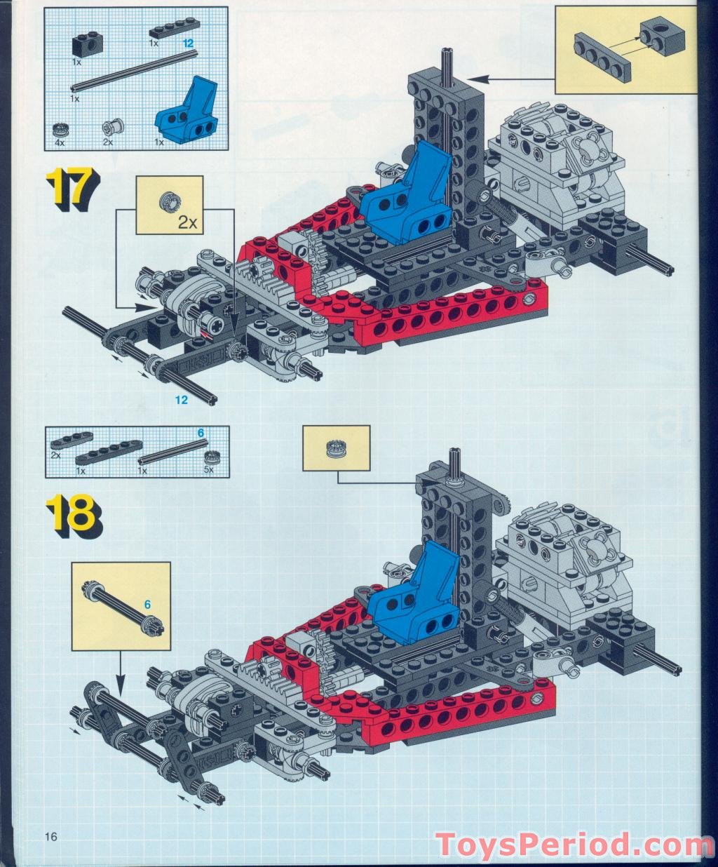 LEGO 8829 Dune Blaster Instructions and Parts List