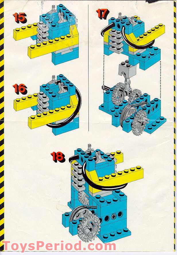 LEGO 858 Auto Engines Instructions and Parts List