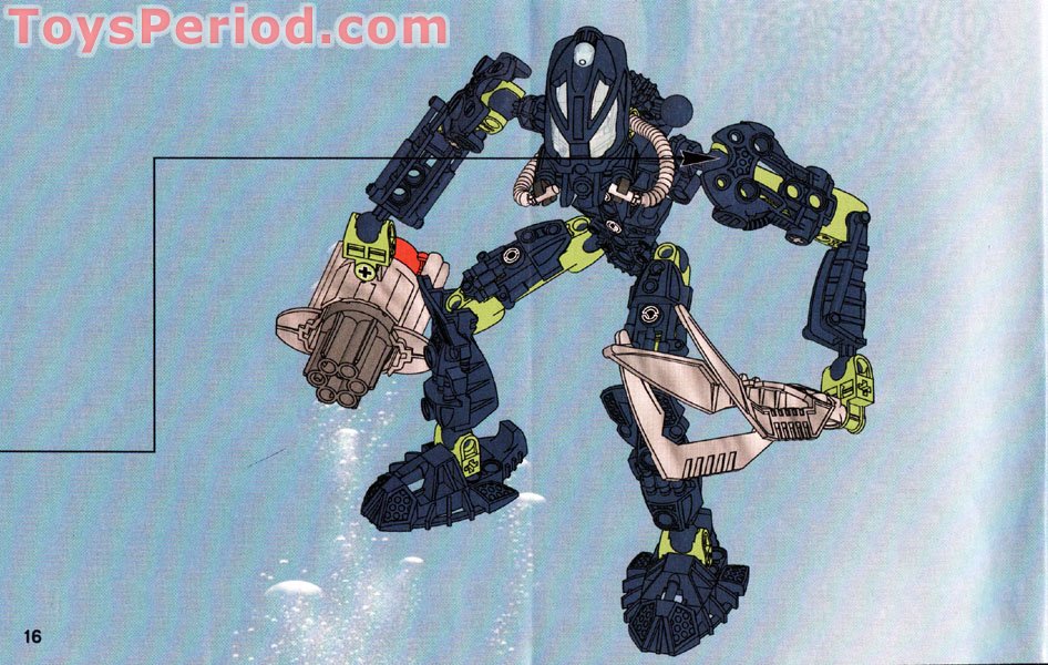 LEGO 8914 Toa Mahri Hahli Instructions and Parts List