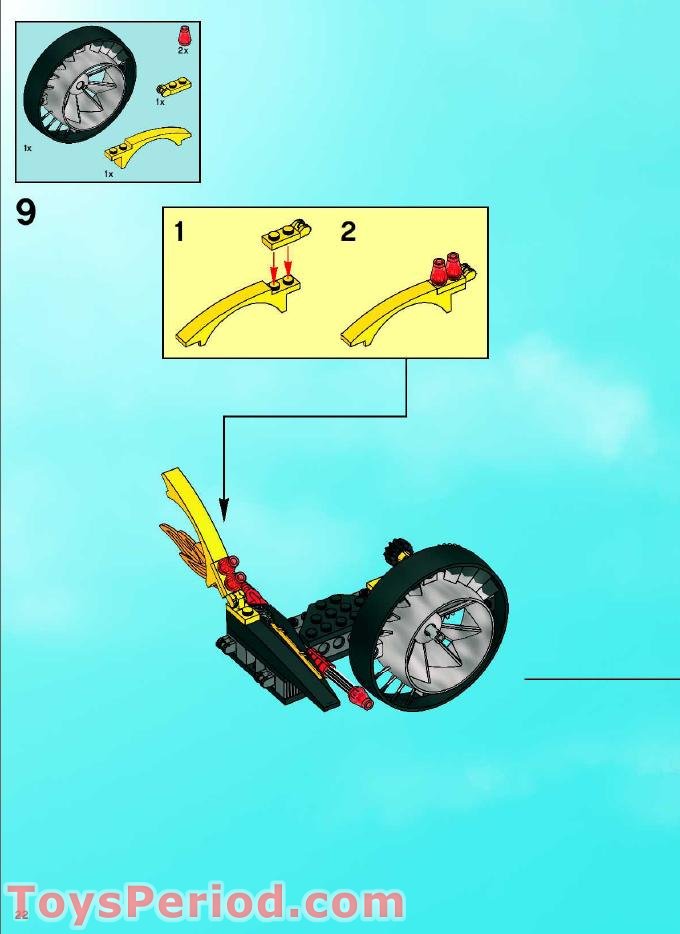 LEGO 8107 Fight for the Golden Tower Instructions and Parts List