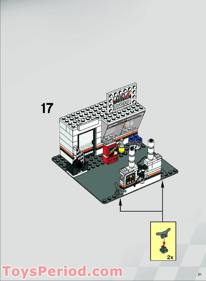 LEGO 8135 Bridge Chase Instructions and Parts List