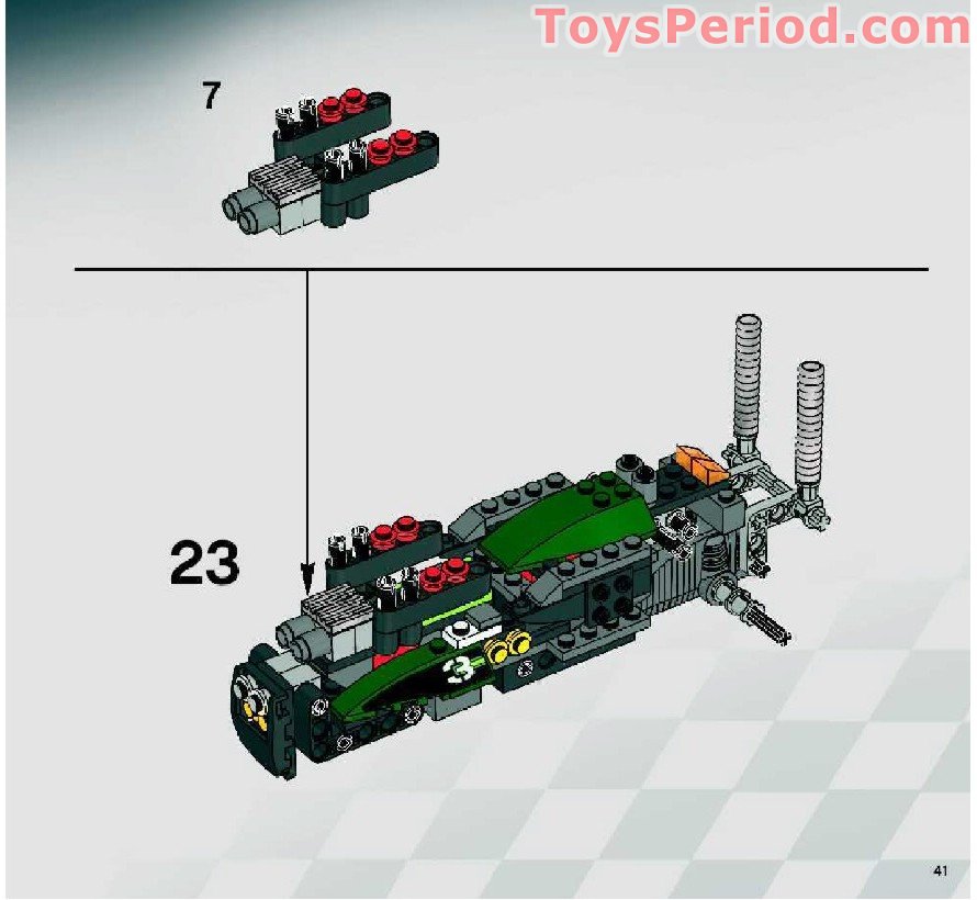 LEGO 8141 Off Road Power Instructions and Parts List