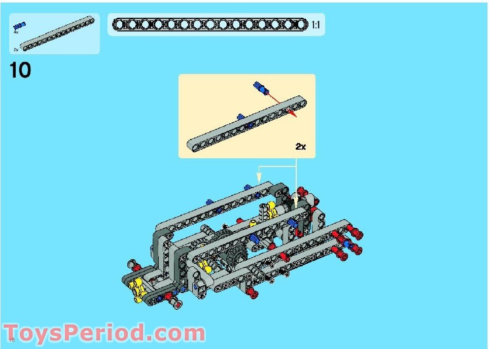 LEGO 8274 Combine Harvester Instructions and Parts List