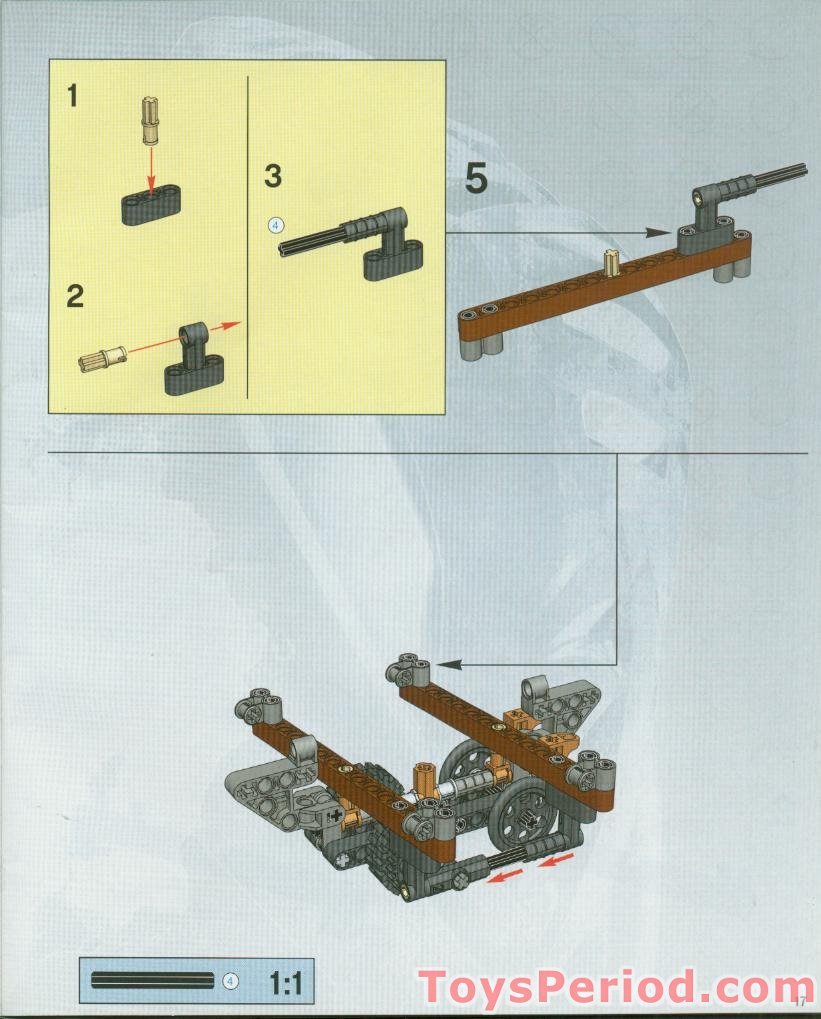 LEGO 8595 Takua and Pewku Instructions and Parts List