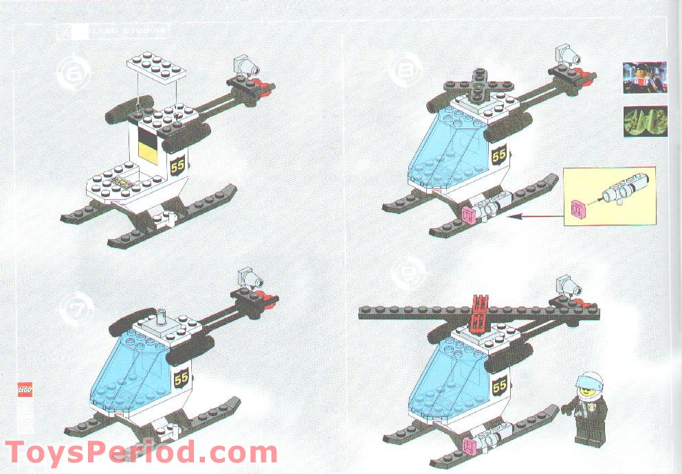 LEGO 1351 Movie Backdrop Studio Instructions and Parts List