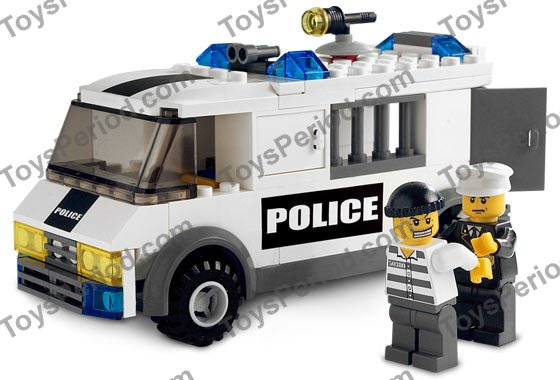 LEGO 7245-1 Prisoner Transport - Black Sticker Version Instructions and ...