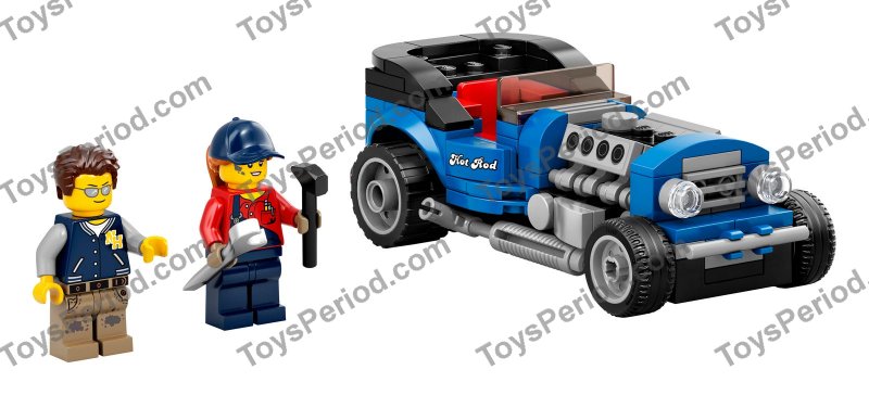 LEGO 40409 Hot Rod Set Parts List