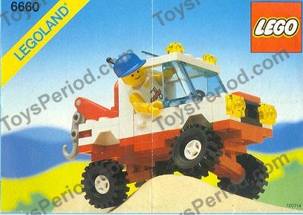 LEGO 6660 Hook and Haul Wrecker Instructions and Parts List