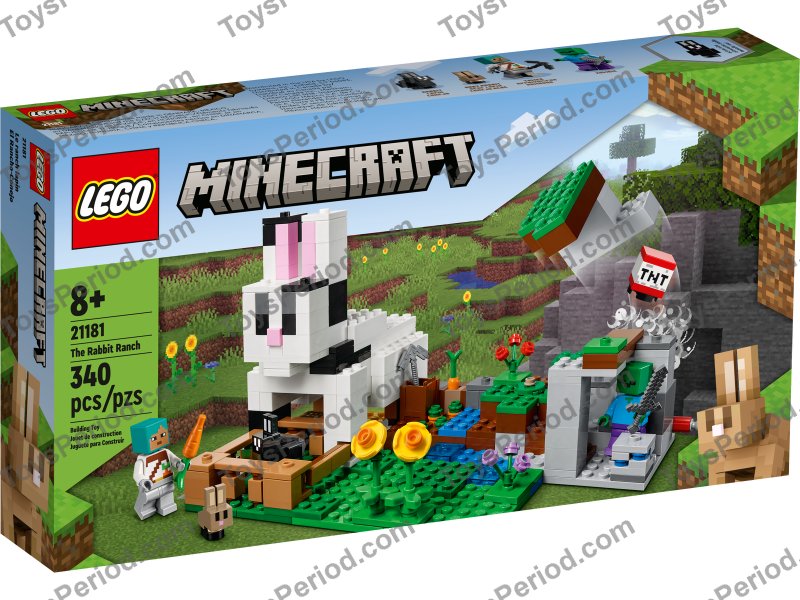 LEGO 21181 The Rabbit Ranch Set Parts List