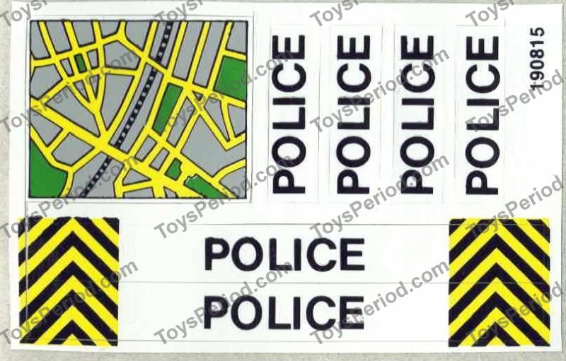 LEGO Sets with Part 6676stk01 Sticker Sheet for Set 6676