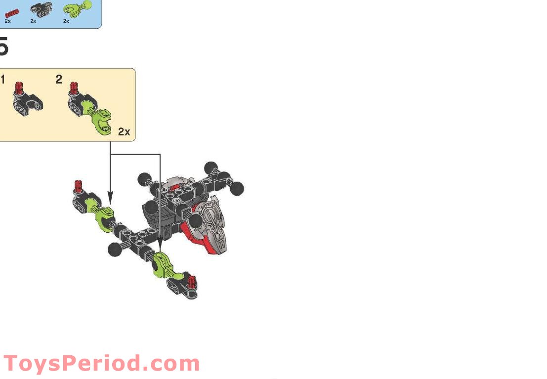 LEGO 6218 Splitface Instructions and Parts List