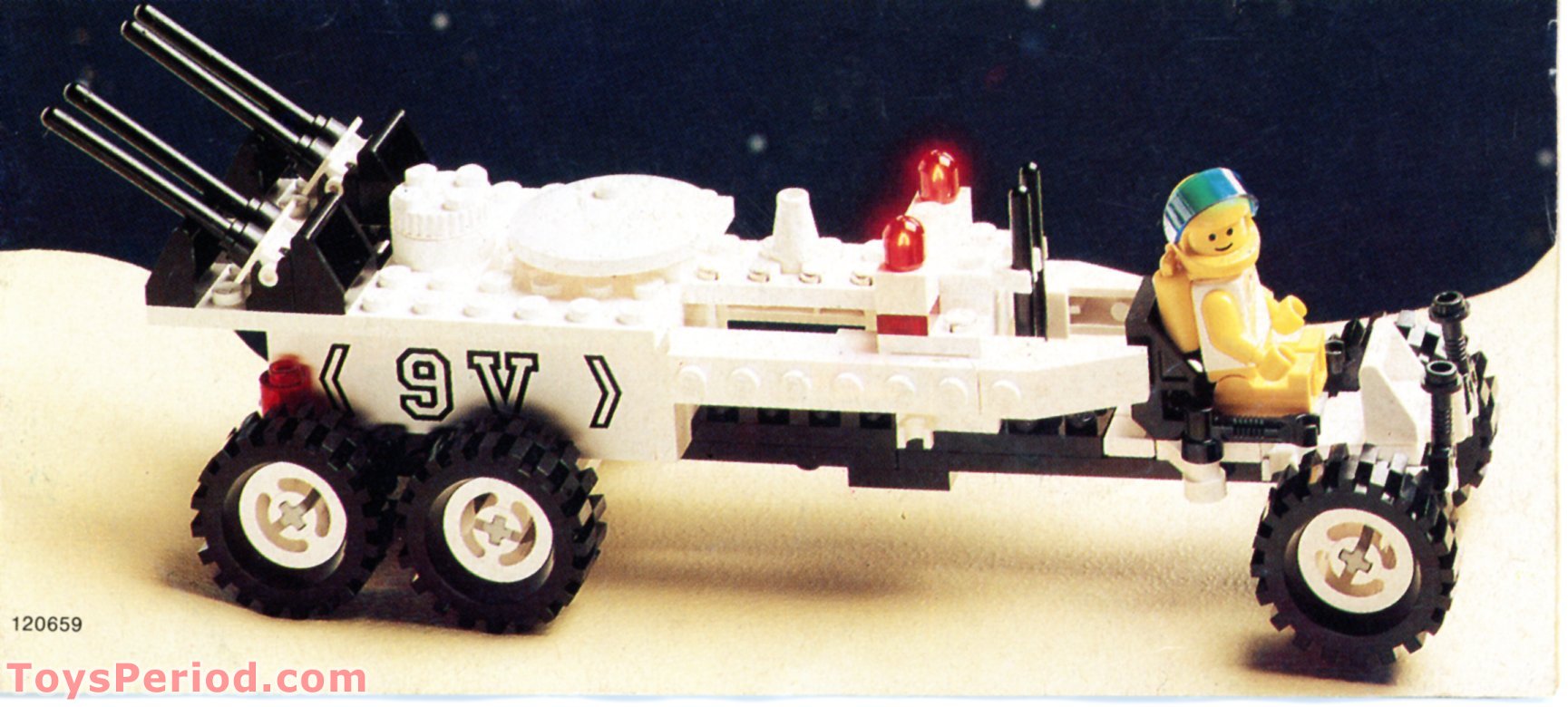 LEGO 6770 Light and Sound Magma Carrier Instructions and Parts List