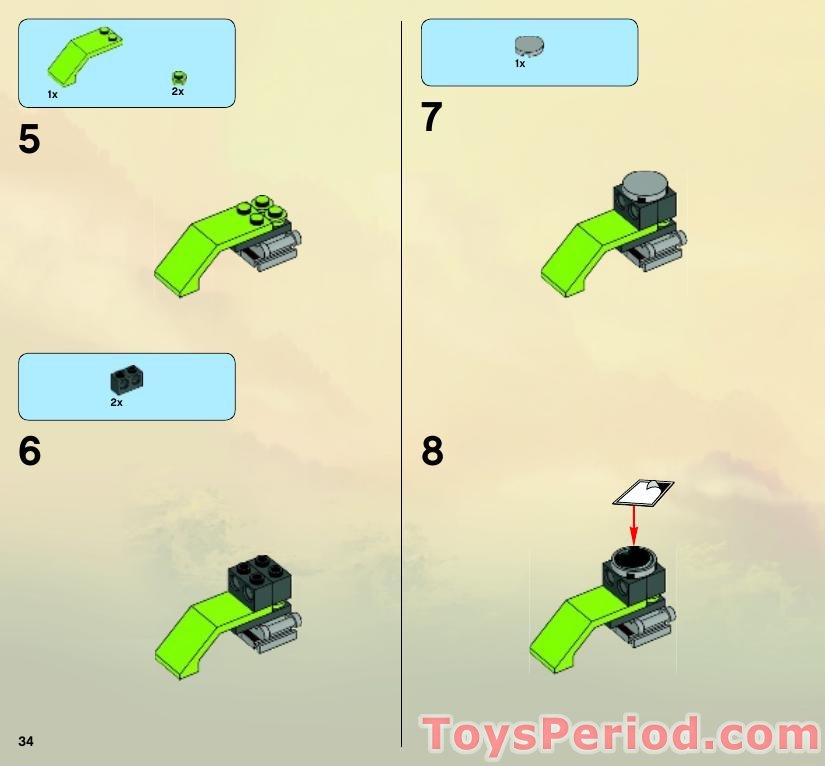 LEGO 9443 Rattlecopter Instructions and Parts List