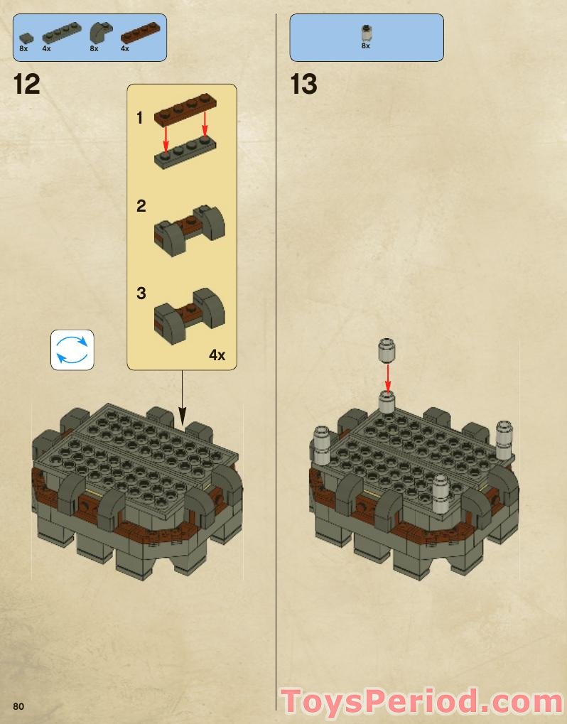 LEGO 4194 Whitecap Bay Instructions and Parts List
